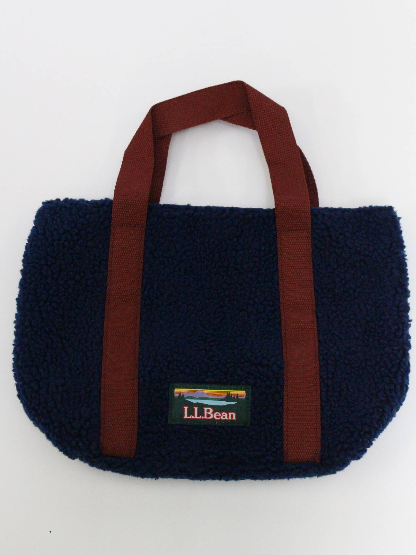 【L.L.Bean/エルエルビーン】トートバッグ 表記なし モコモコが可愛いL.L.Beanのトートバッグです！🚀ミニバッグなのですが、500mlペットボ...【古着/USED/中古品 ...