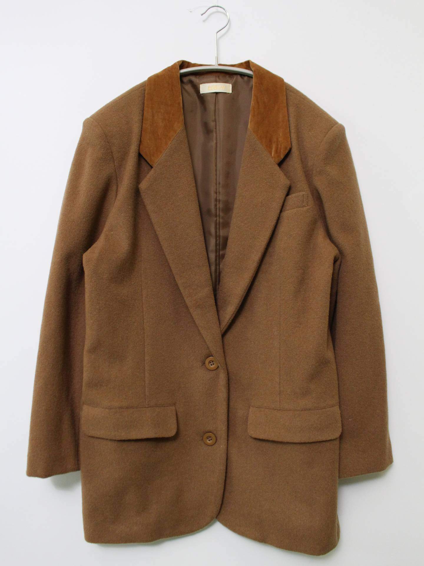 【BOBISH】チェスターコート B-82 レトロ古着らしさ全開のジャケットです。80sファッションが好きな方にぜひ。【古着/USED/中古品 ...