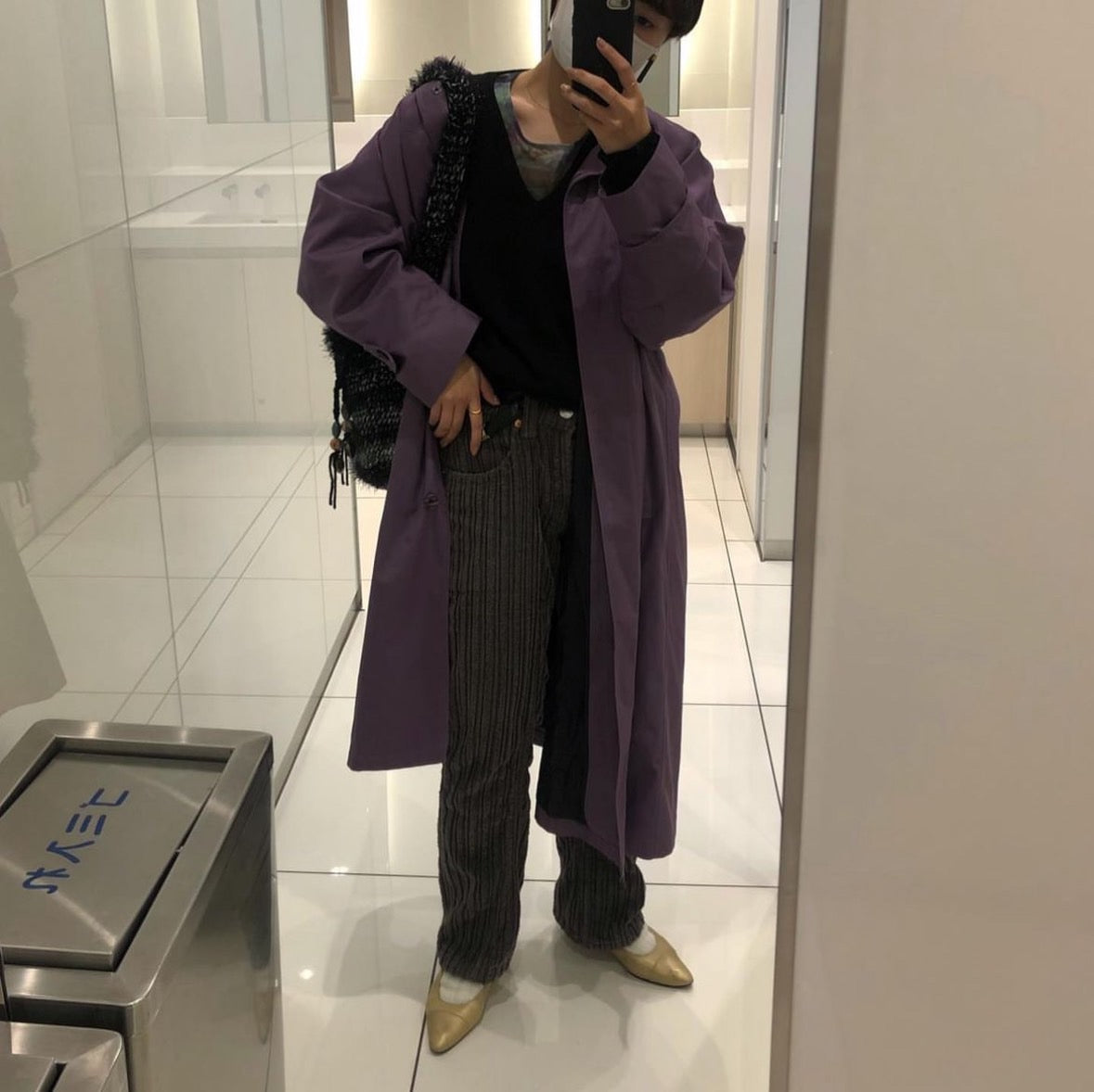 コート M vintage【古着/USED/中古品】 - digdig（ディグディグ） - A06677